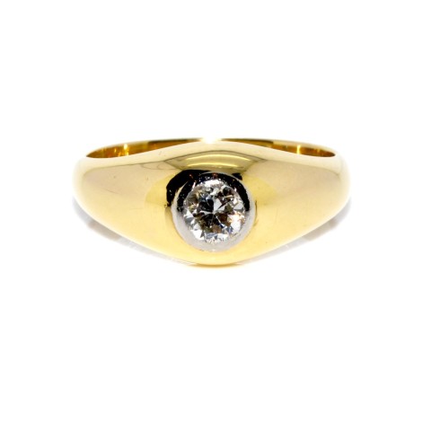 Bague jonc diamant : Bagues de fiançailles diamant, Bagues de fiançailles